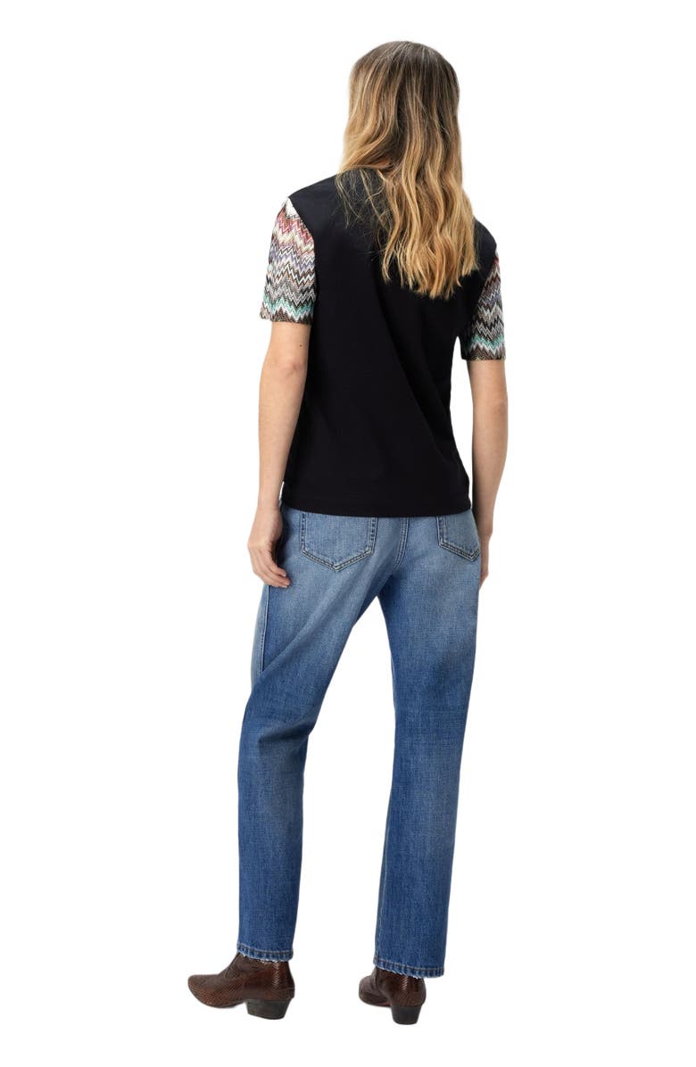 Missoni Short Sleeve T-shirt With Snake Pattern Insert | Nordstrom