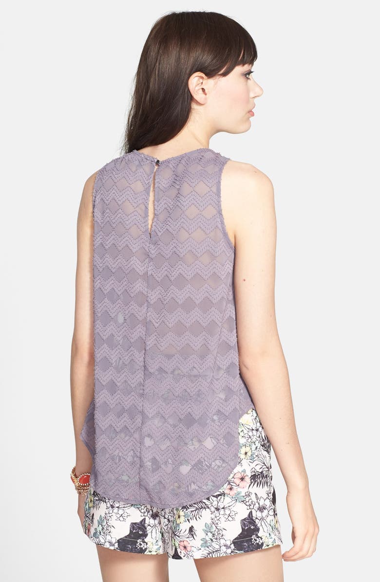 ASTR the Label ASTR Embellished Crochet Tank | Nordstrom