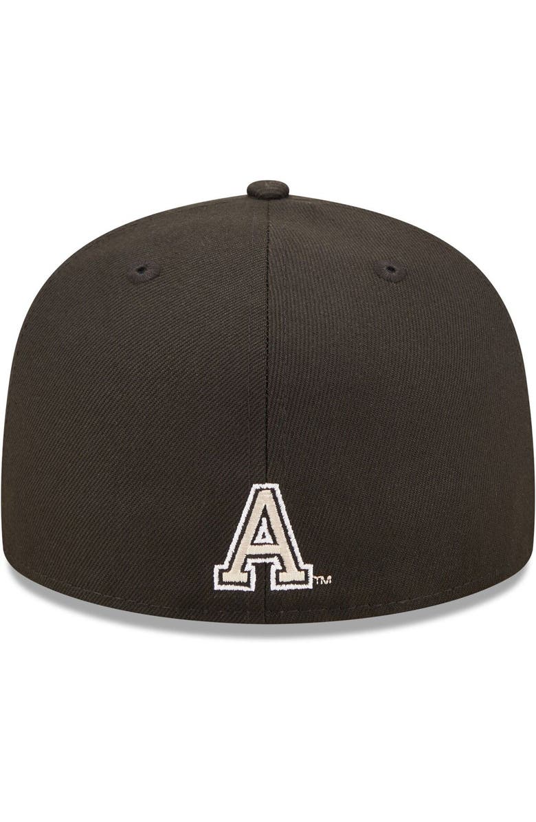 New Era Men's New Era Black Army Black Knights Script Original 59FIFTY ...