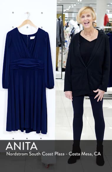 V-Neck Fit & Flare Dress (Women) | Nordstromrack