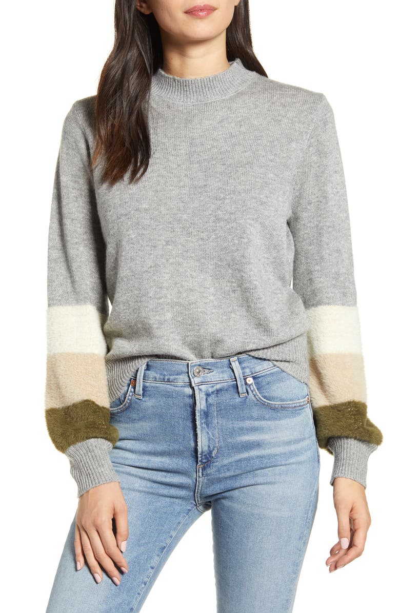 cupcakes and cashmere Drew Stripe Sweater | Nordstromrack