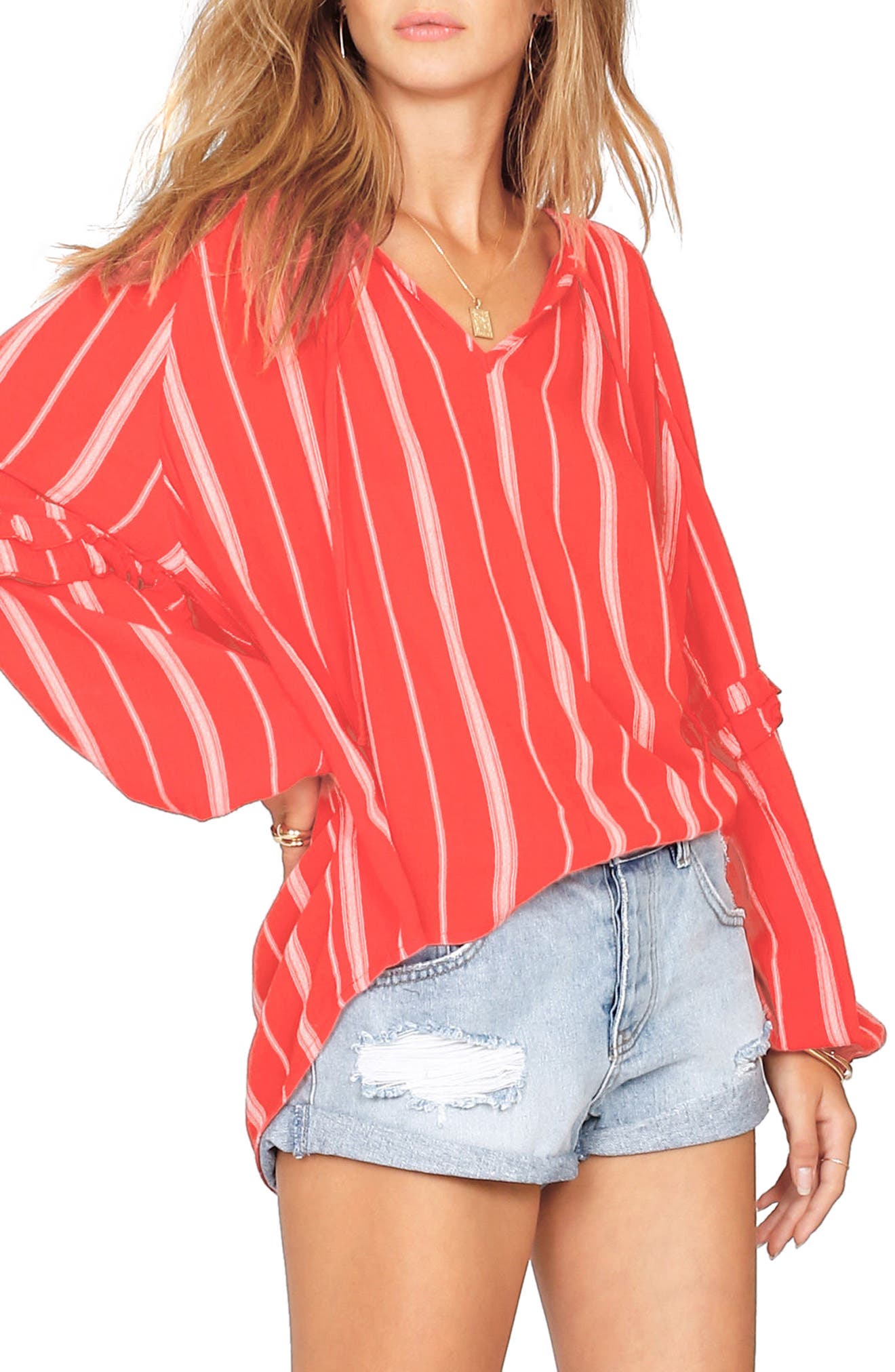 Amuse Society Solare Stripe Top | Nordstrom