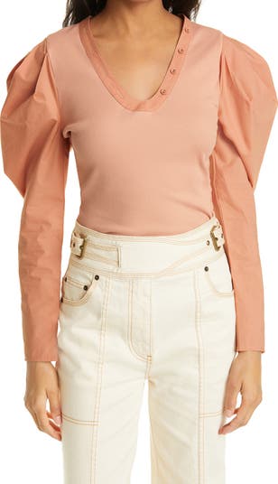Ulla Johnson Flynn Puff Sleeve Top | Nordstrom