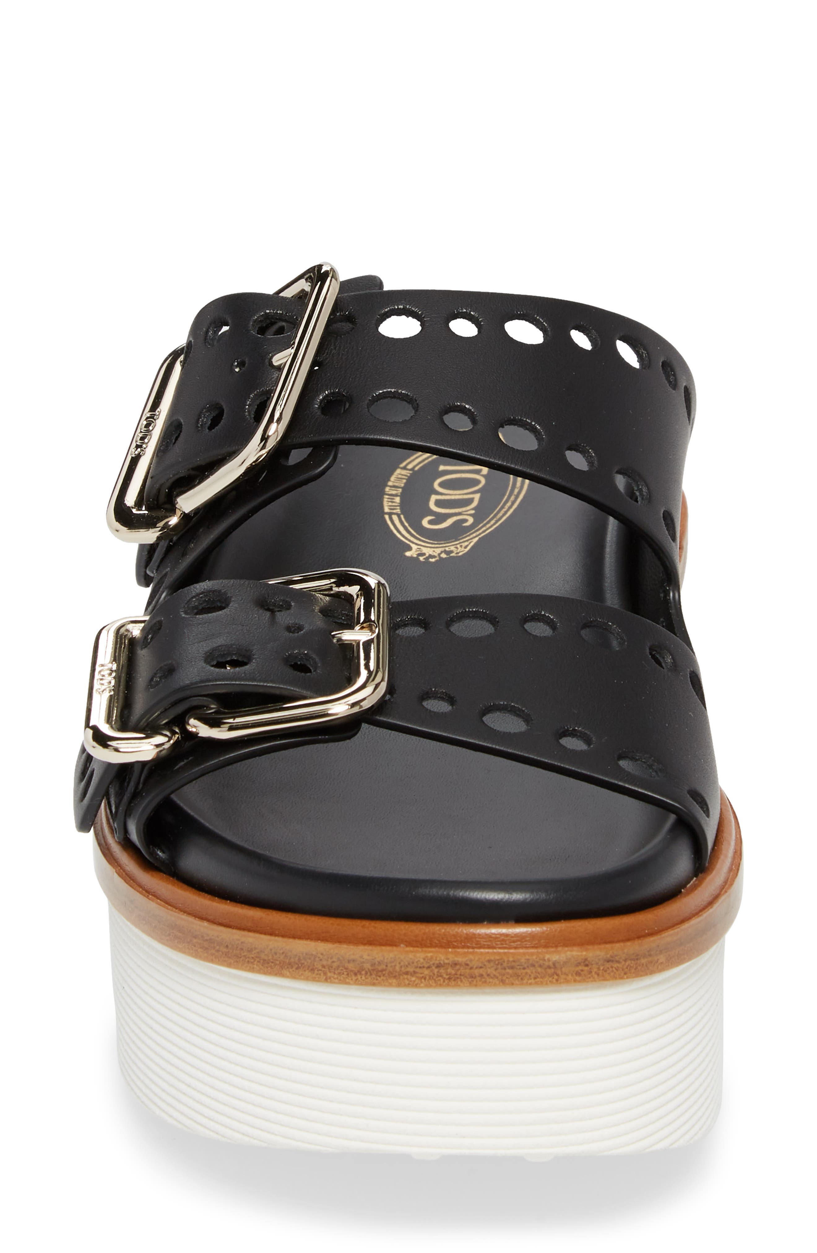ICON TRADE SERVICES Perforated Platform Sandal (Women) | Nordstromrack