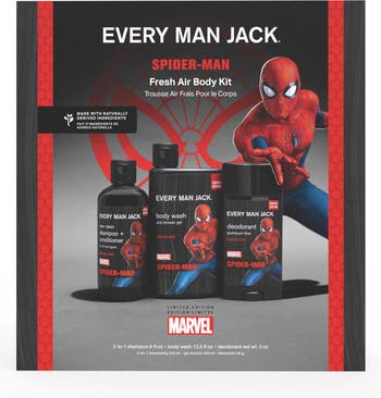 EVERY MAN JACK EMJ Marvel® Spider-Man Fresh Scent Body Kit | Nordstromrack