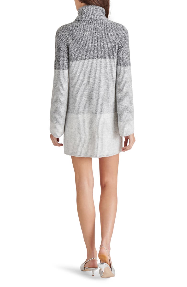 Steve Madden Colorblock Long Sleeve Turtleneck Sweater Dress ...