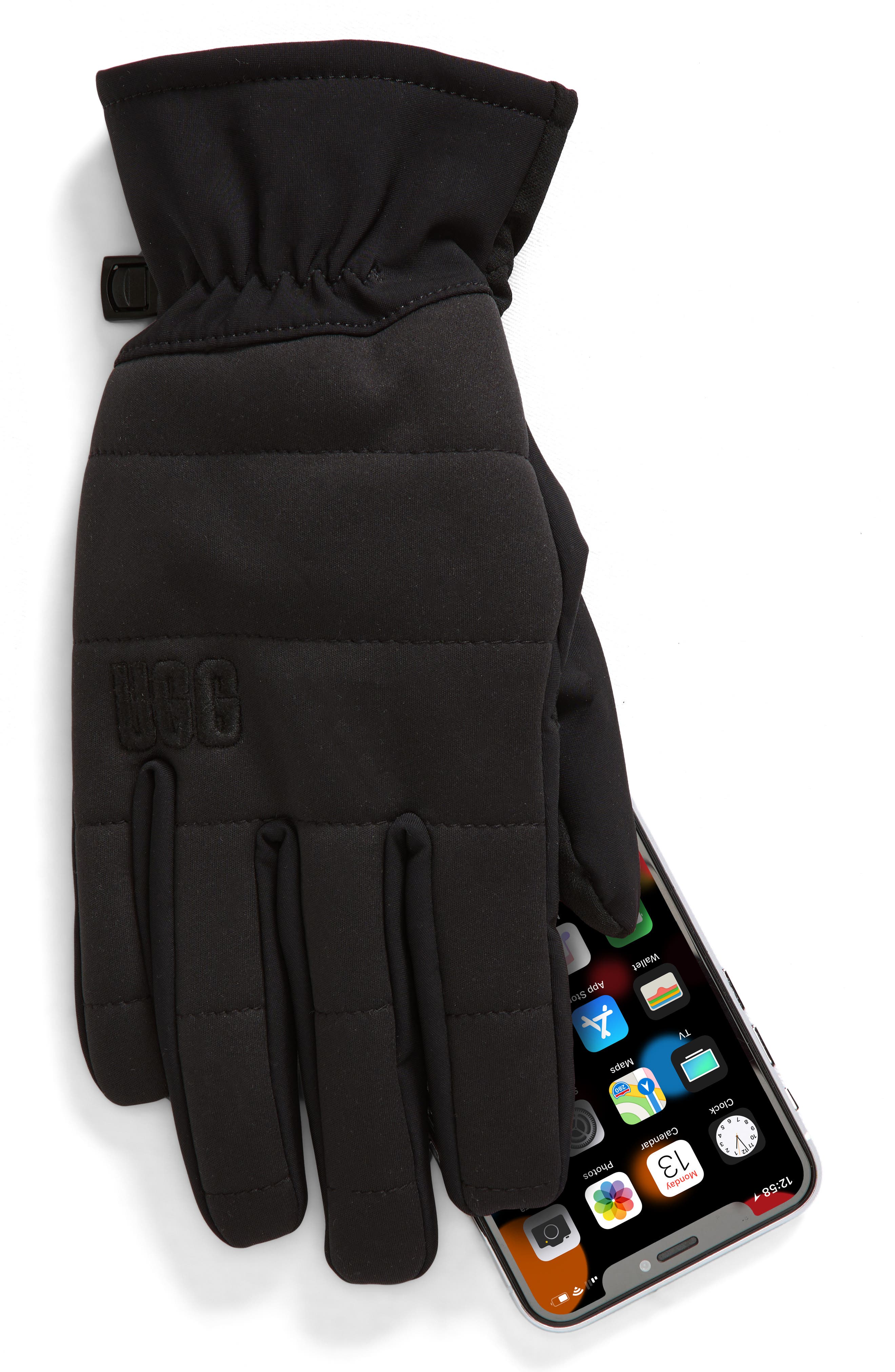 UGG® All Weather Tech Faux Fur Lined Gloves | Nordstromrack