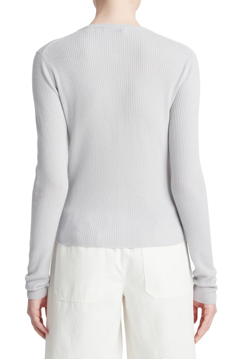 Vince Front Zip Rib Cardigan | Nordstromrack