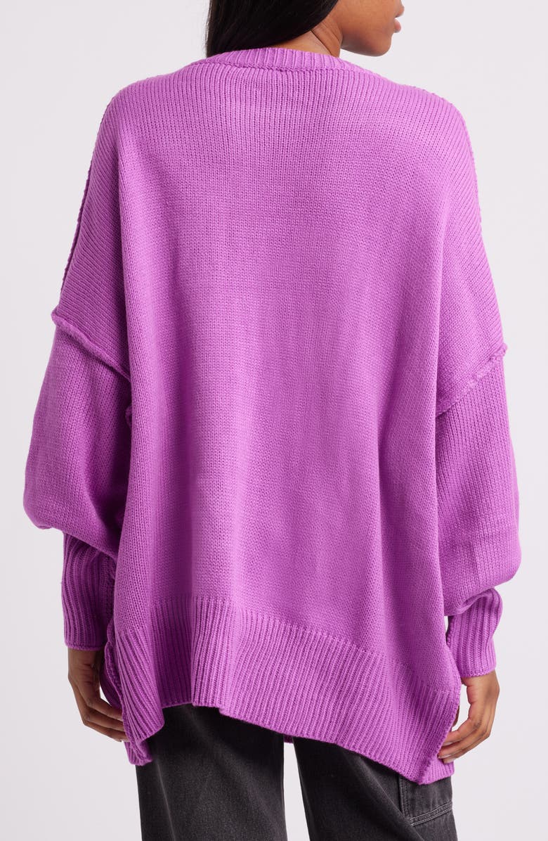 Dressed in Lala Serotonin Smiles Oversize Graphic Sweater | Nordstromrack