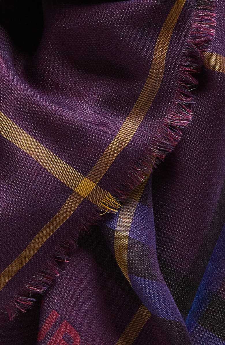 Burberry Check Wool & Silk Scarf | Nordstromrack