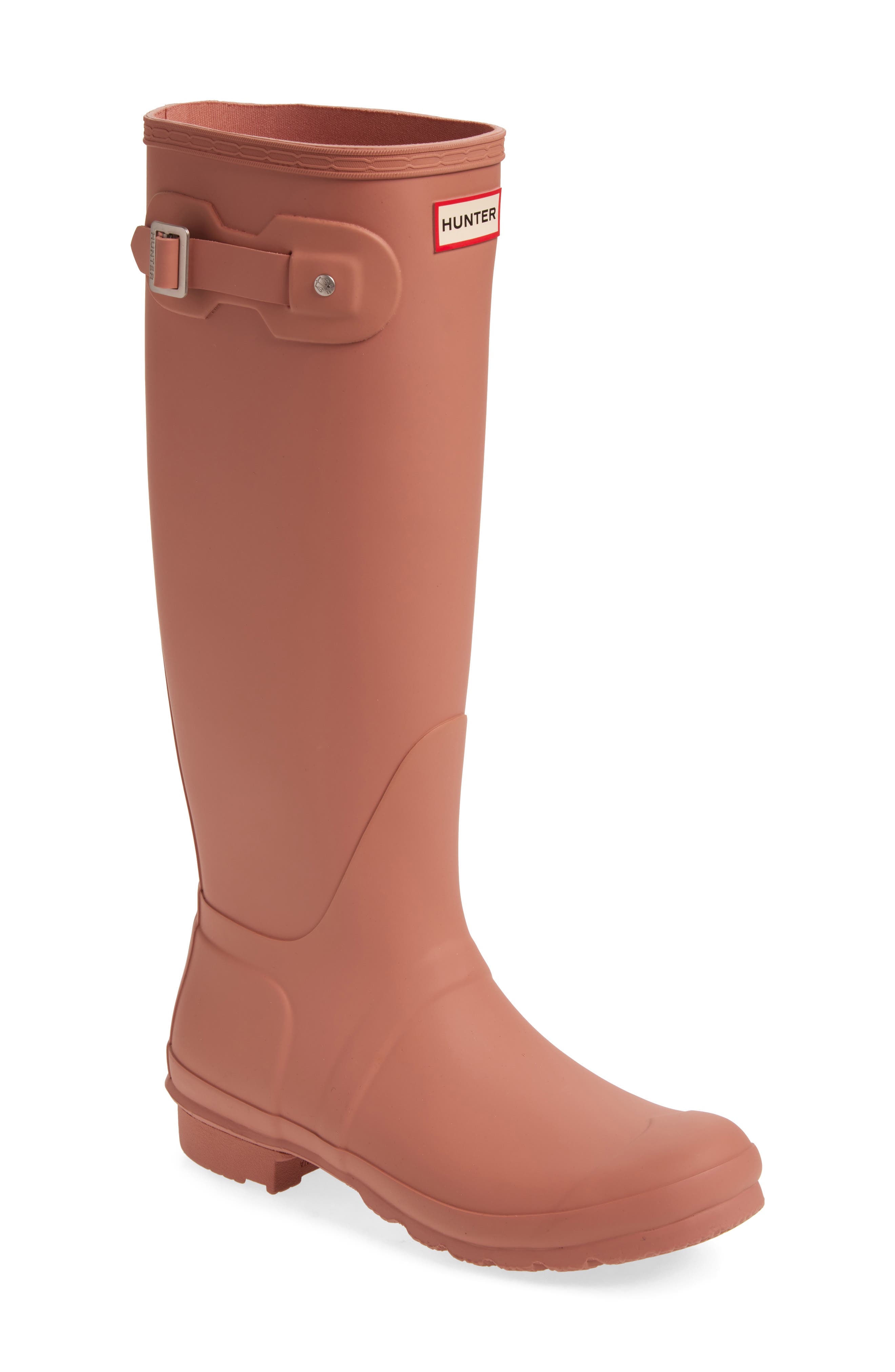 Hunter Original Tall Rain Boot In Rococo Blush | ModeSens
