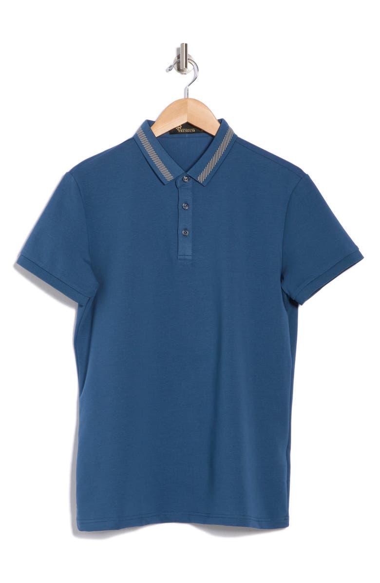 T.R. PREMIUM Slim Fit Stretch Cotton Knit Polo | Nordstromrack