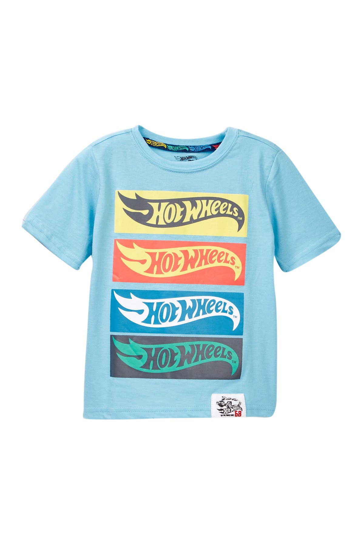 Happy Threads Hot Wheels Logo Look Short Sleeve Tee | Nordstromrack