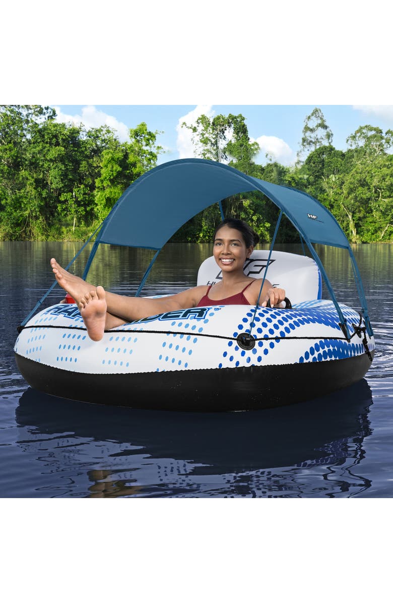 Hydro-Force 54" X 54" Rapid Rider Canopy Tube W/ Builtin Cup Holder ...