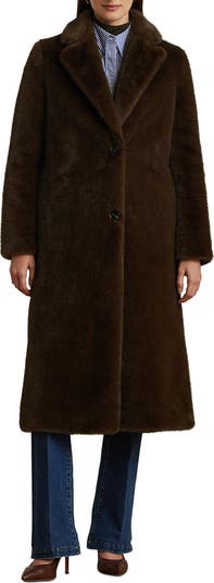 Lauren Ralph Lauren Faux Fur Coat | Nordstrom