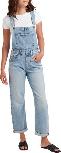 Silver Jeans Co. Baggy Straight Leg Overalls | Nordstrom