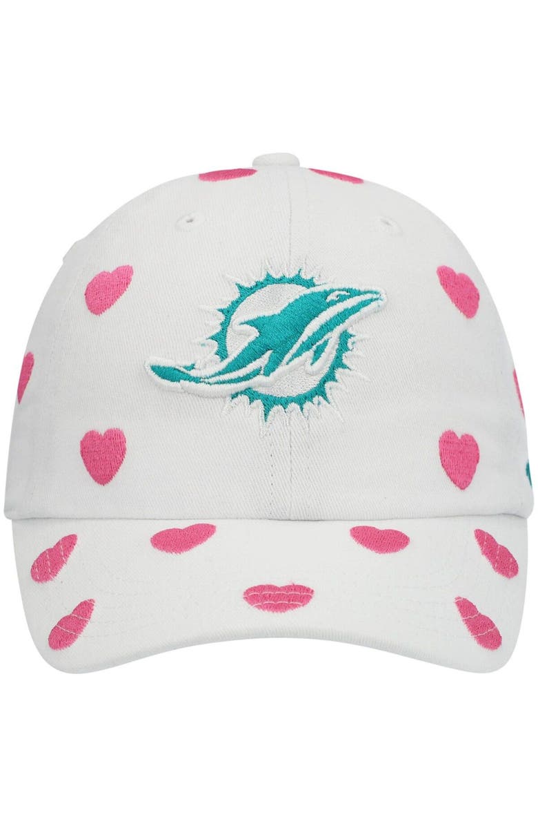 '47 Girls Toddler '47 White Miami Dolphins Surprise Clean Up Adjustable ...