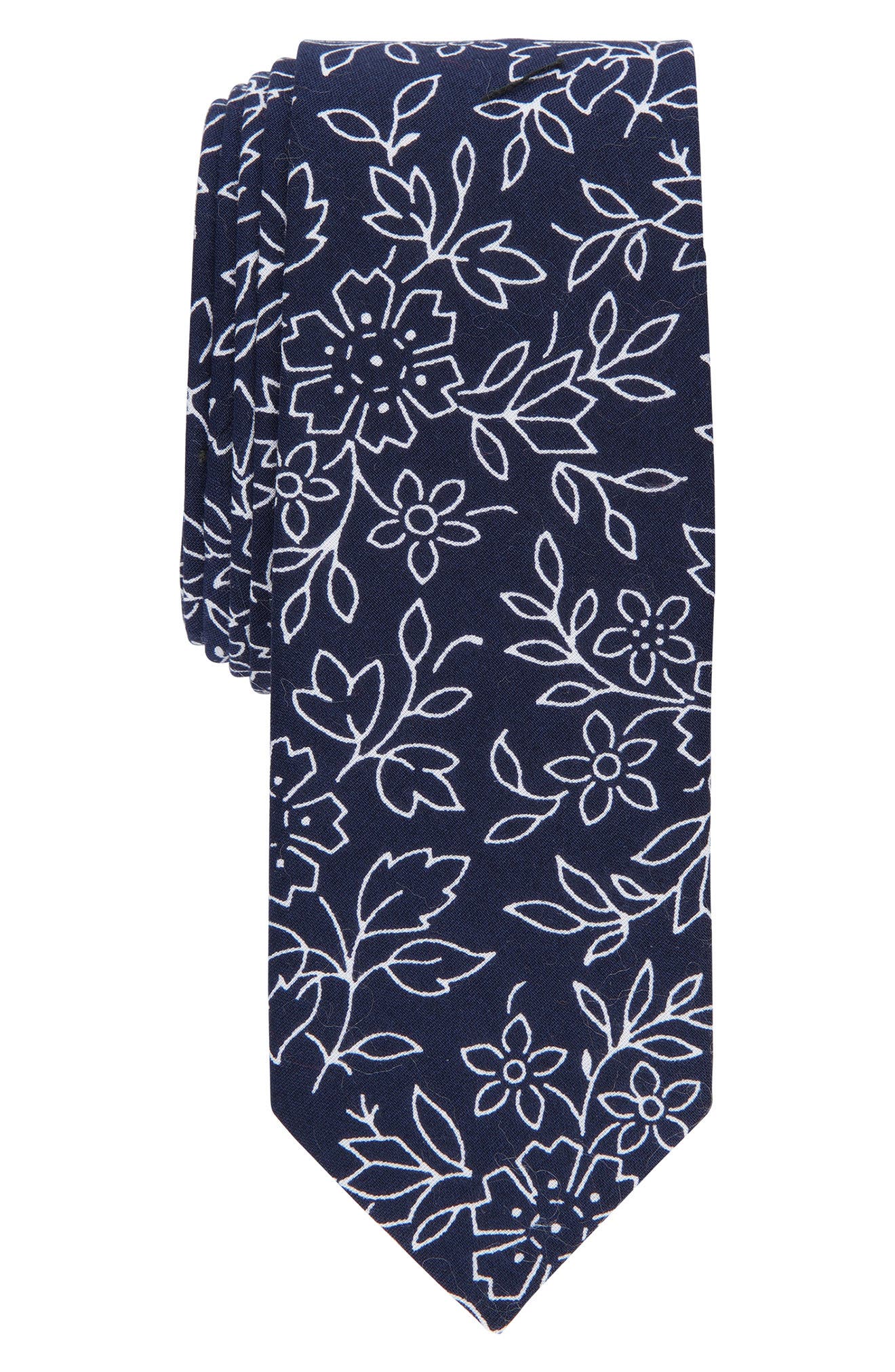 Original Penguin Shersby Floral Print Woven Tie | Nordstromrack