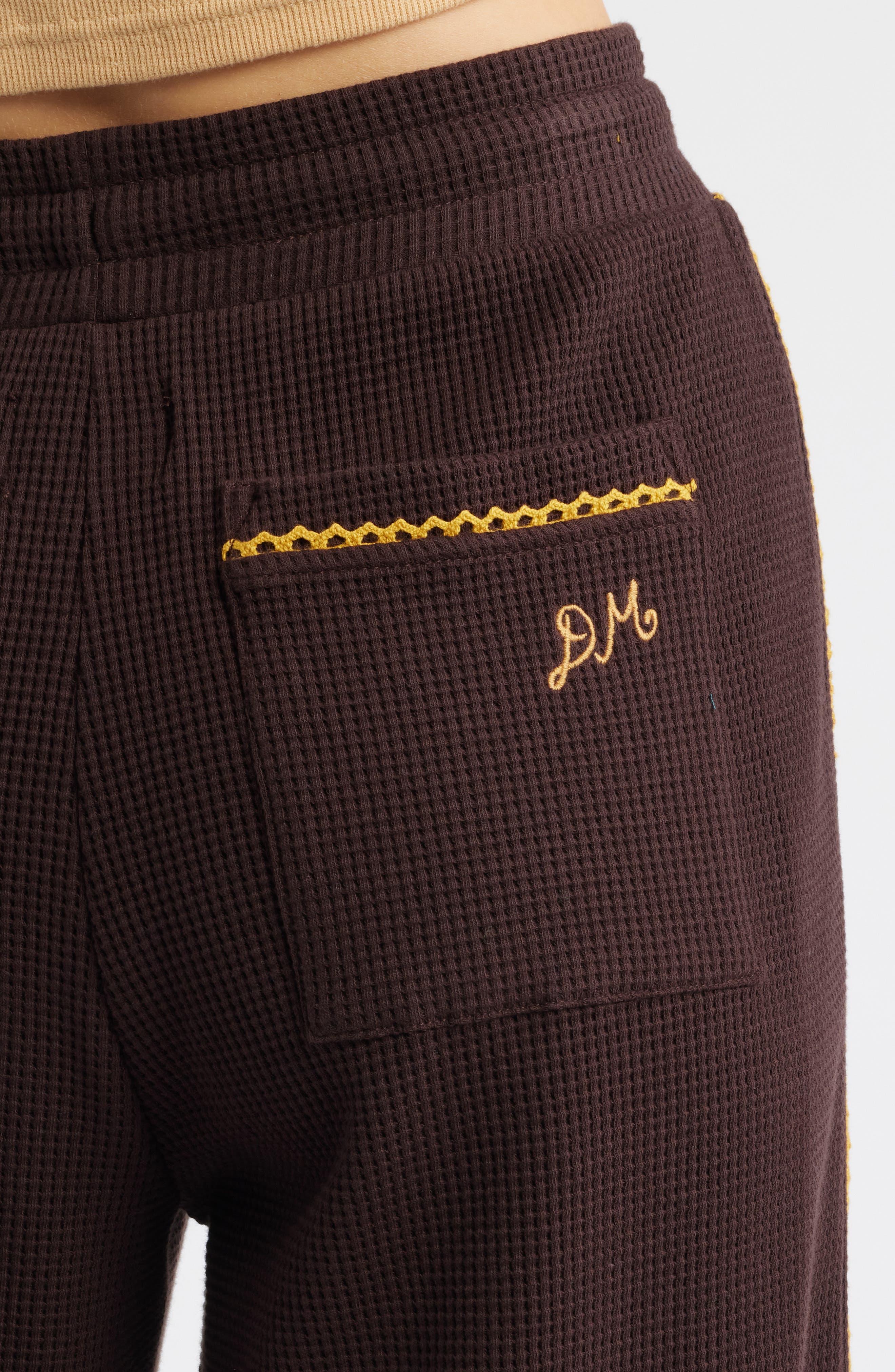 Damson Madder Piper Waffle Knit Ankle Sweatpants | Nordstrom
