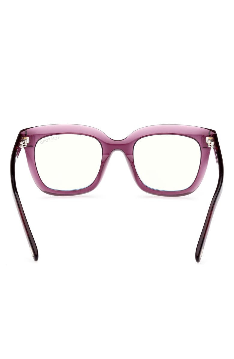 TOM FORD 51mm Square Blue Light Blocking Glasses | Nordstrom