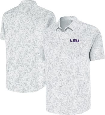 ANTIGUA Men's Antigua White LSU Tigers Lush Button-Up Shirt | Nordstrom