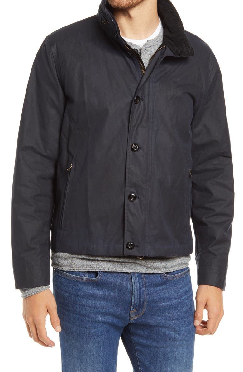 Billy Reid Waxed Cotton Water Repellent Jacket | Nordstromrack