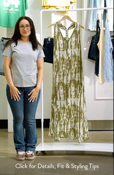 Halogen® Twist Back Sleeveless Maxi Dress | Nordstromrack