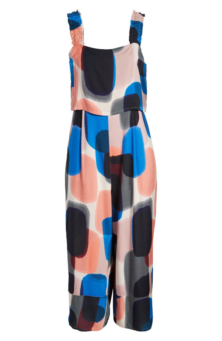 Masai Copenhagen Ofran Print Crop Jumpsuit | Nordstromrack