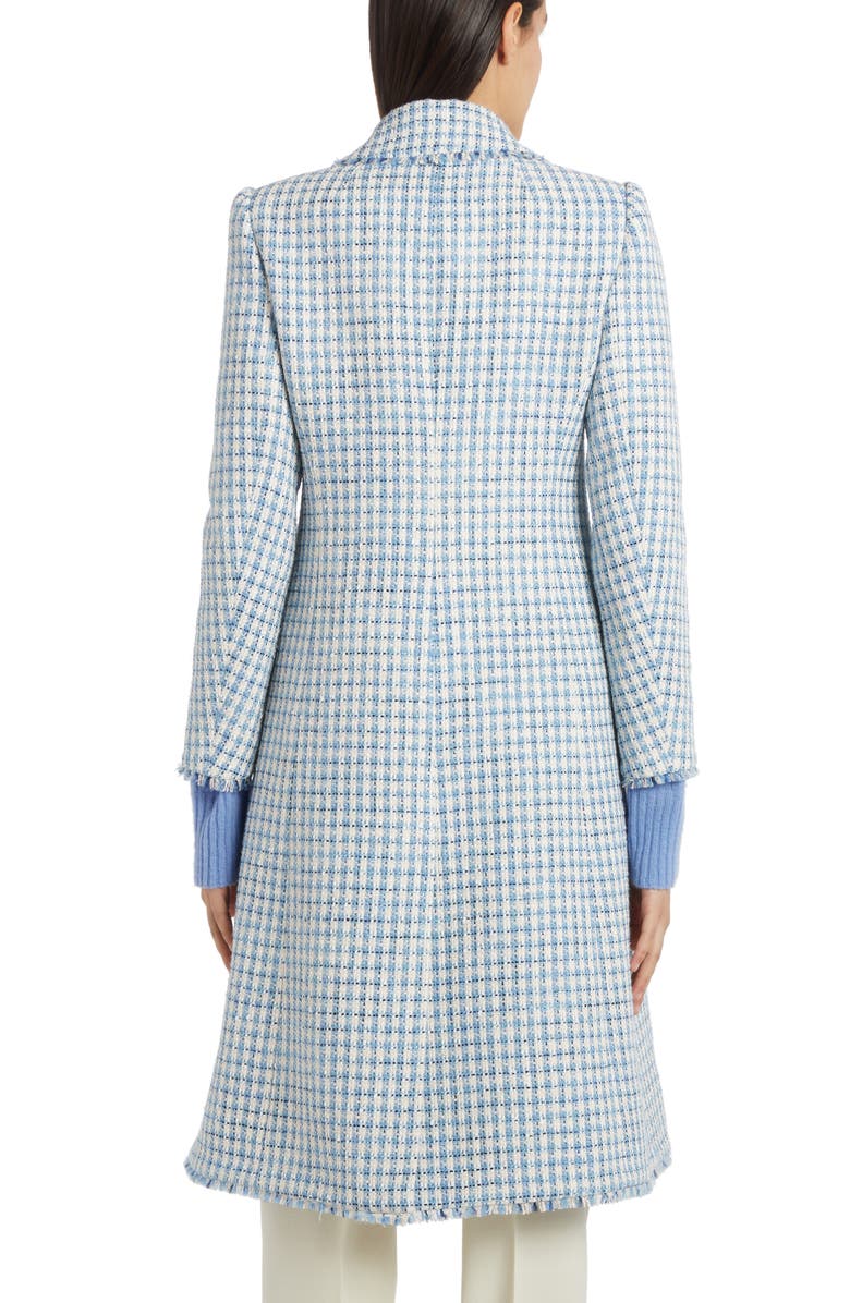 Etro Check Bouclé Tweed Coat | Nordstrom