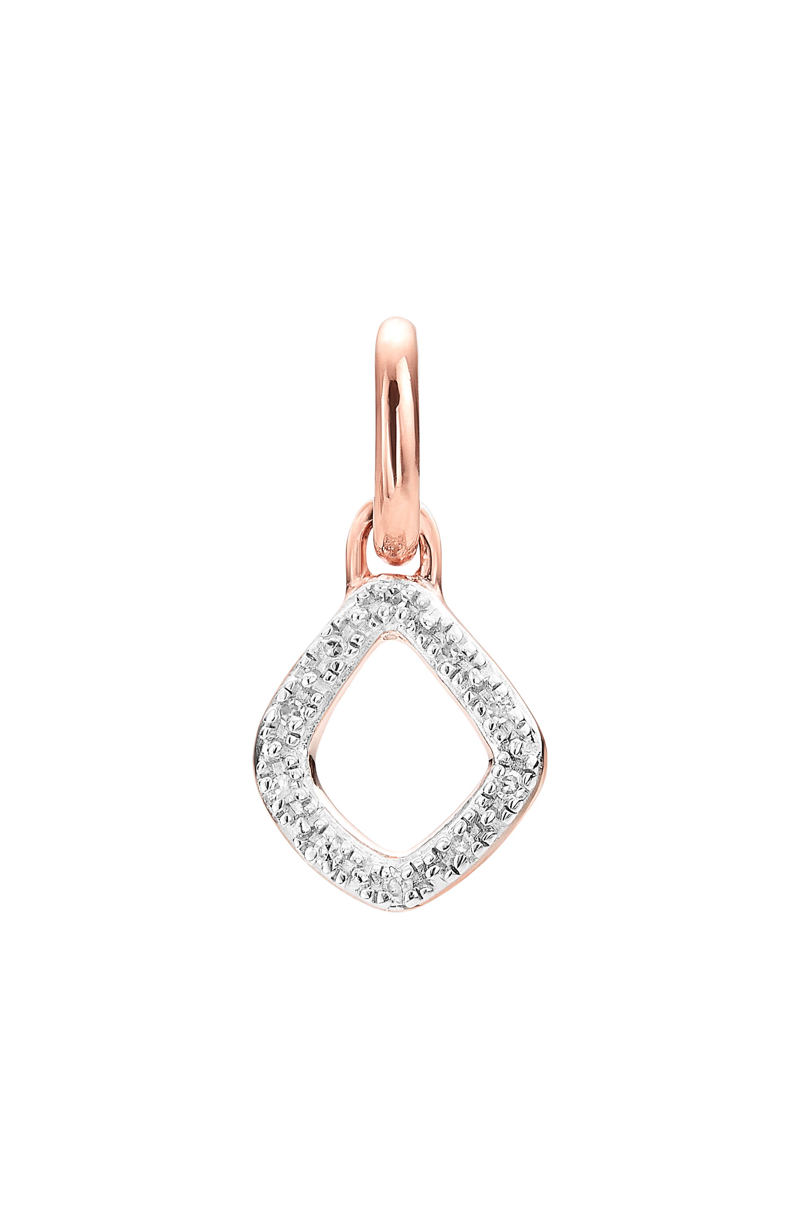 Monica Vinader Riva Mini Kite Diamond Pendant Charm | Nordstromrack