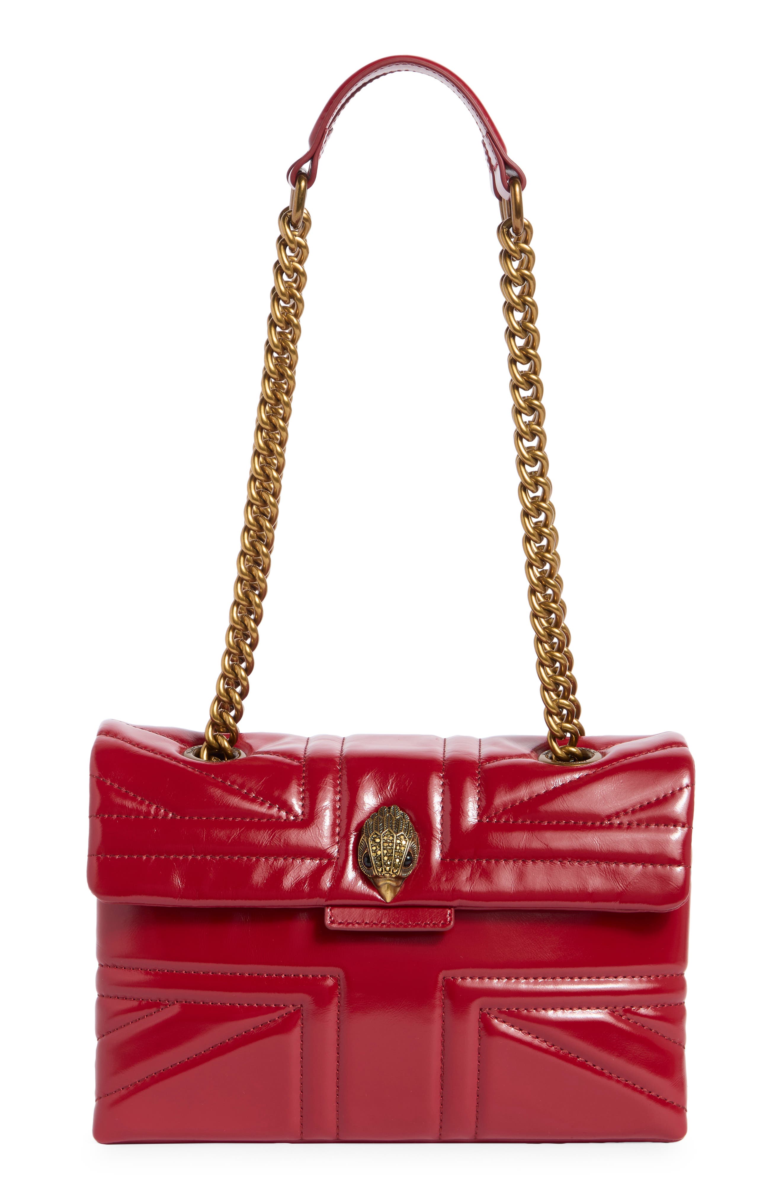 Kurt Geiger London Kensington Union Jack Leather Shoulder Bag ...