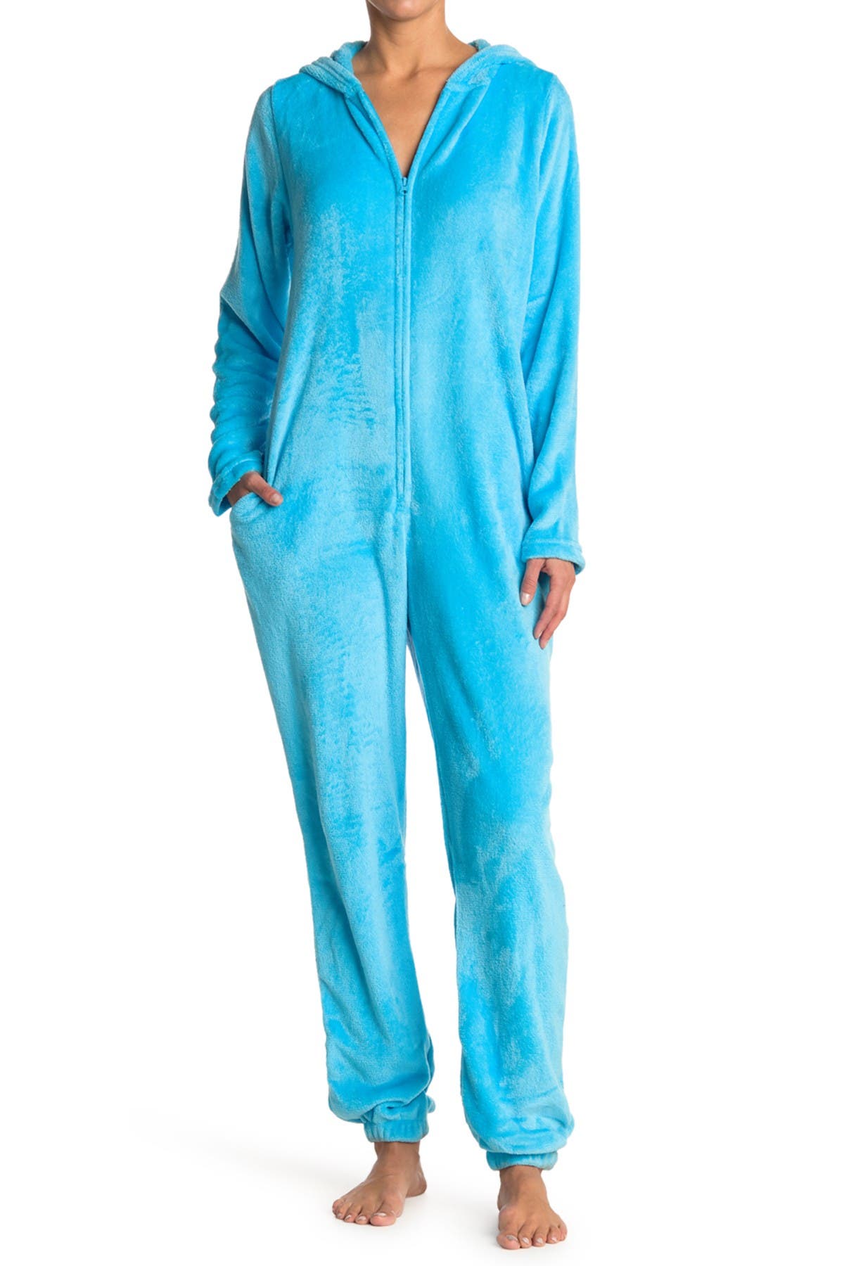 BODY CANDY Fleece Coverall Pajama | Nordstromrack