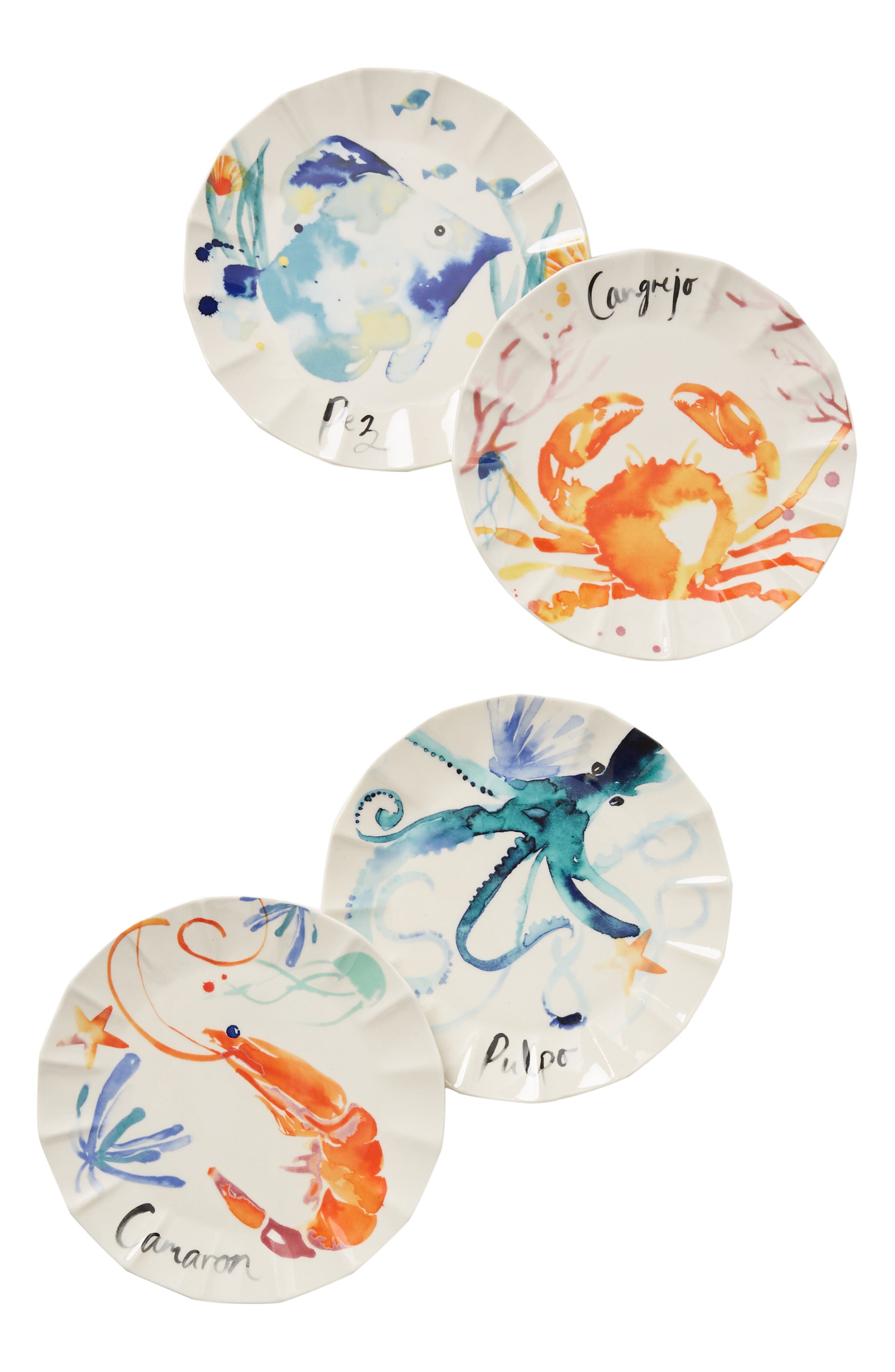 Anthropologie Home Anthropologie Sarah Hankinson Set of 4 Side Plates ...