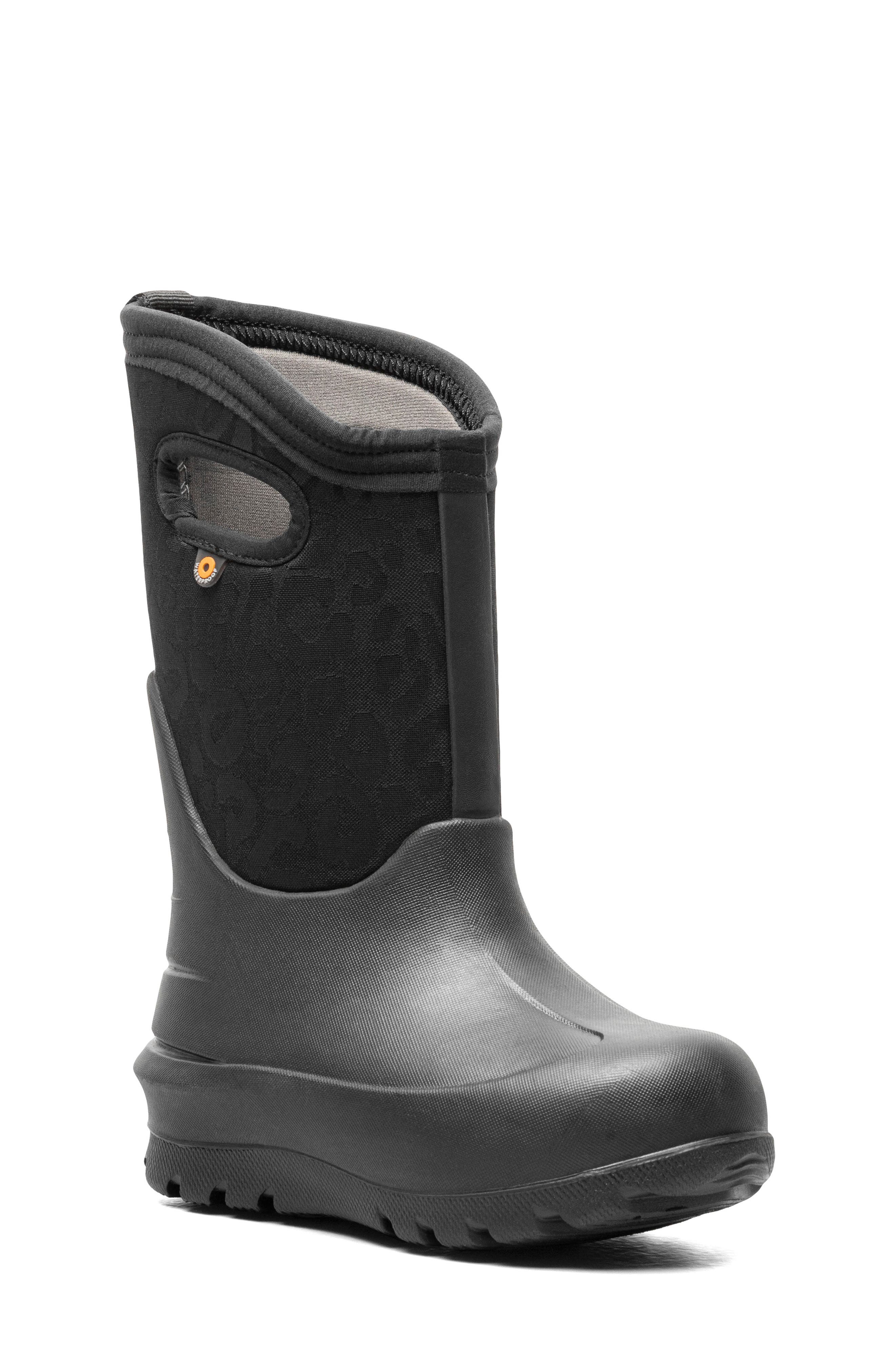Bogs Kids' Neo Classic Tonal Leopard Waterproof Winter Boot | Nordstromrack
