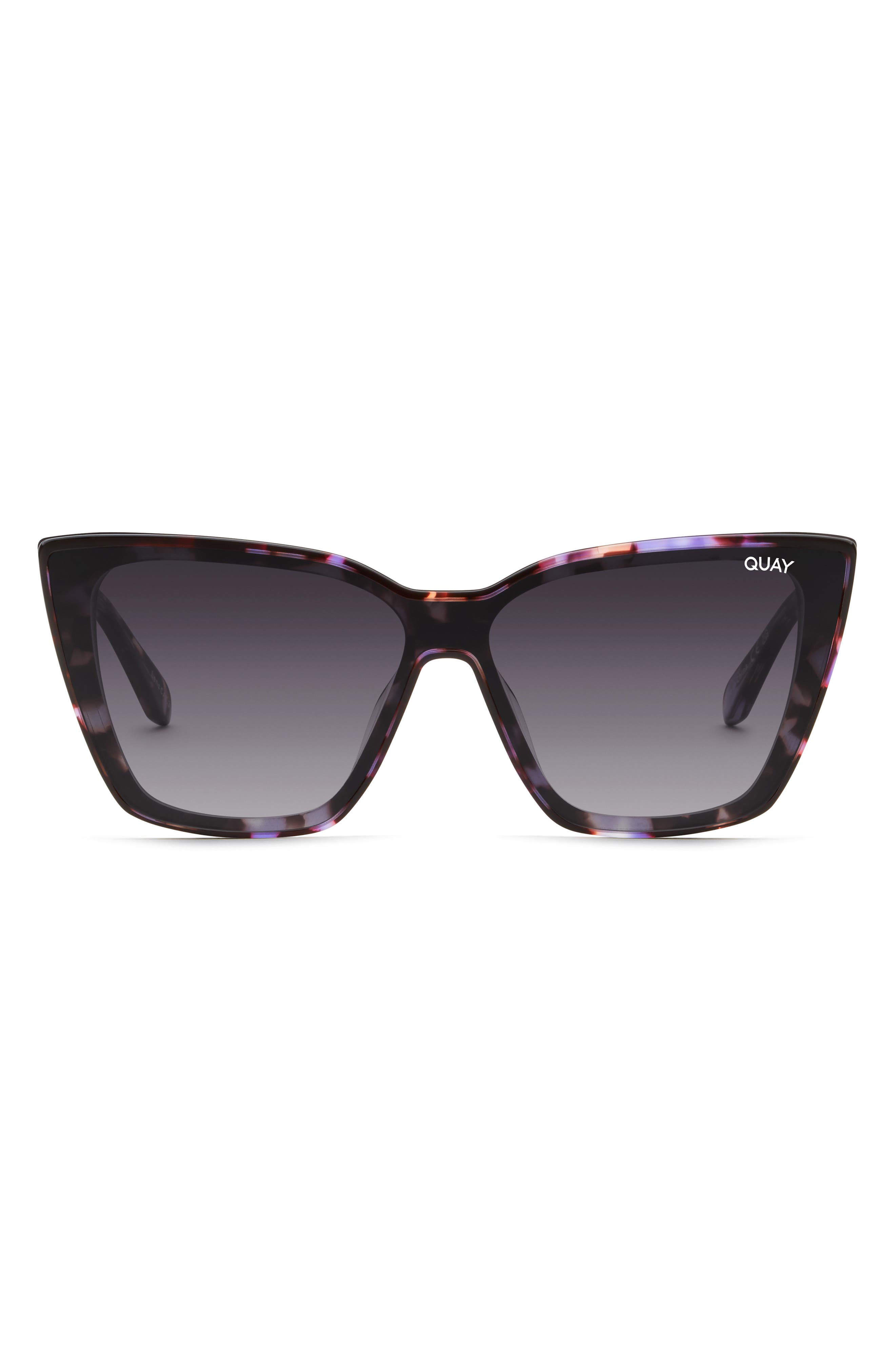 QUAY Confidential 143mm Cat Eye Sunglasses | Nordstromrack
