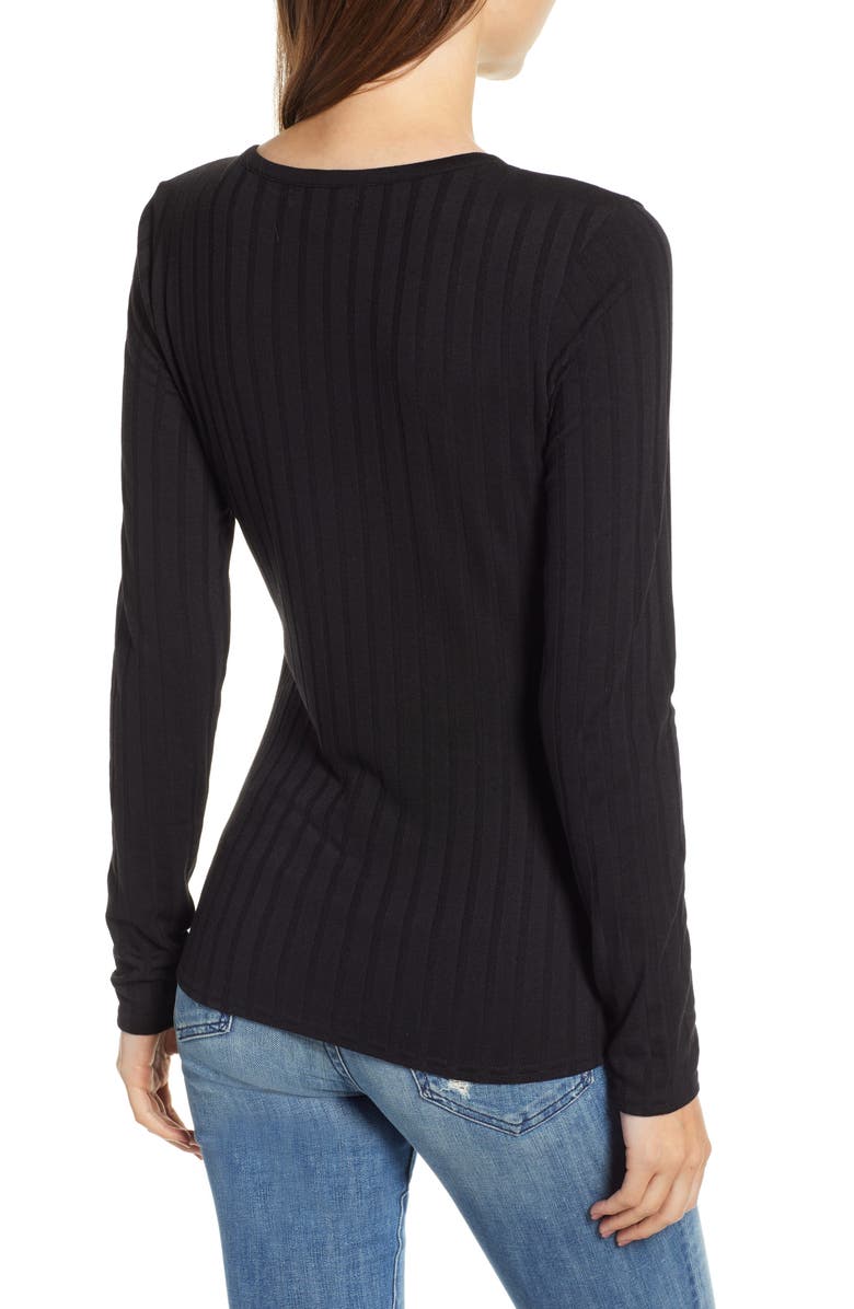 Treasure & Bond Button Front Henley Top | Nordstromrack