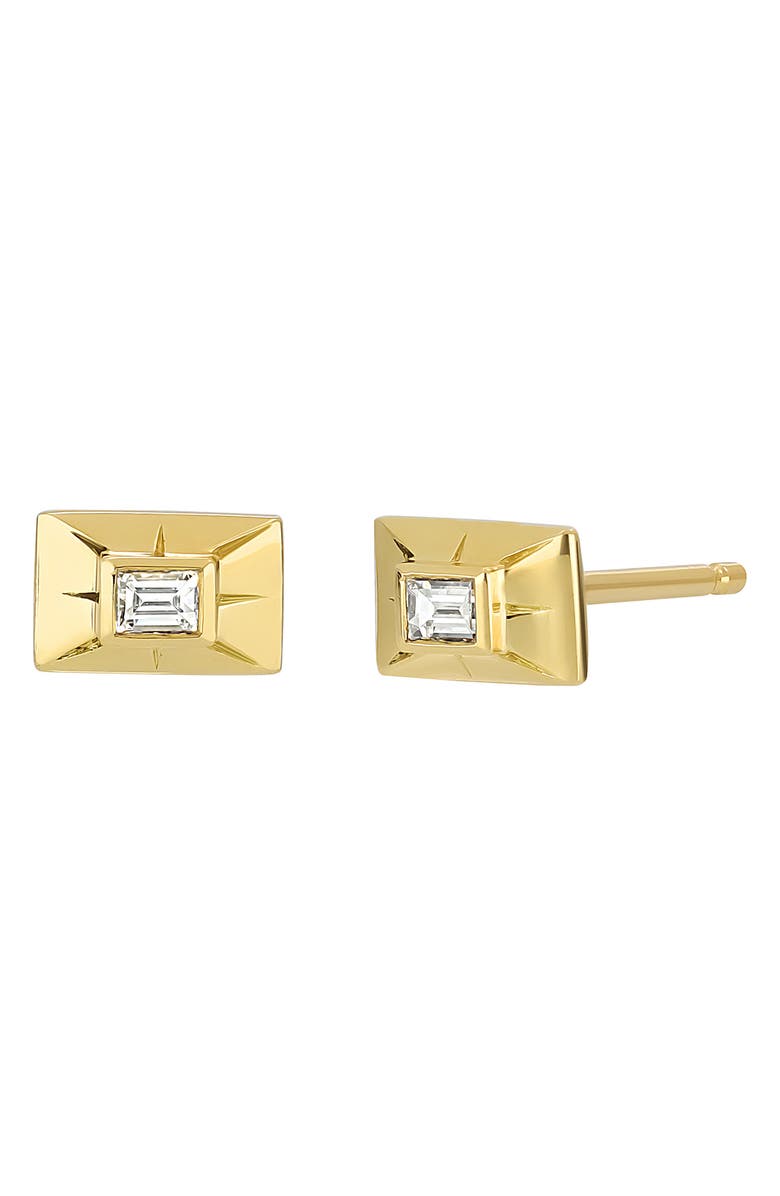 Bony Levy Icon Baguette Diamond Stud Earrings - 0.08 ctw | Nordstromrack
