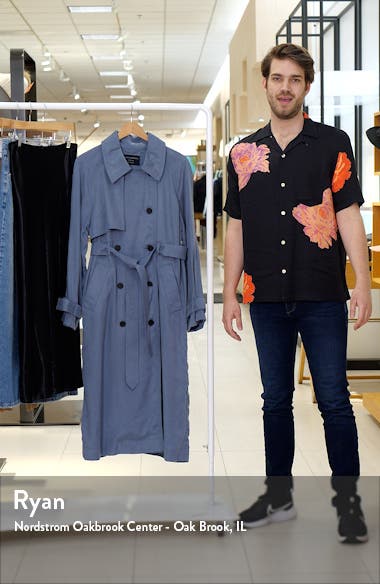 AllSaints Kikki Trench Coat | Nordstromrack