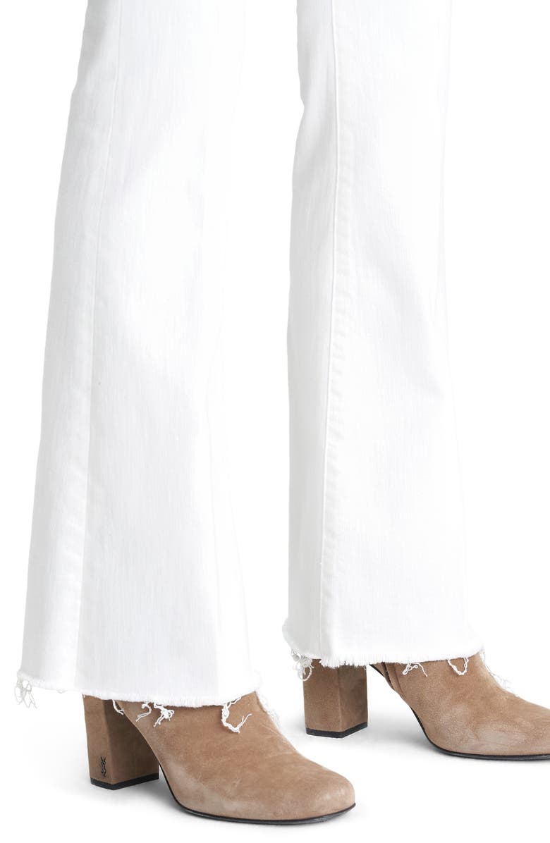 MOTHER High Waist Fray Hem Flare Jeans | Nordstromrack
