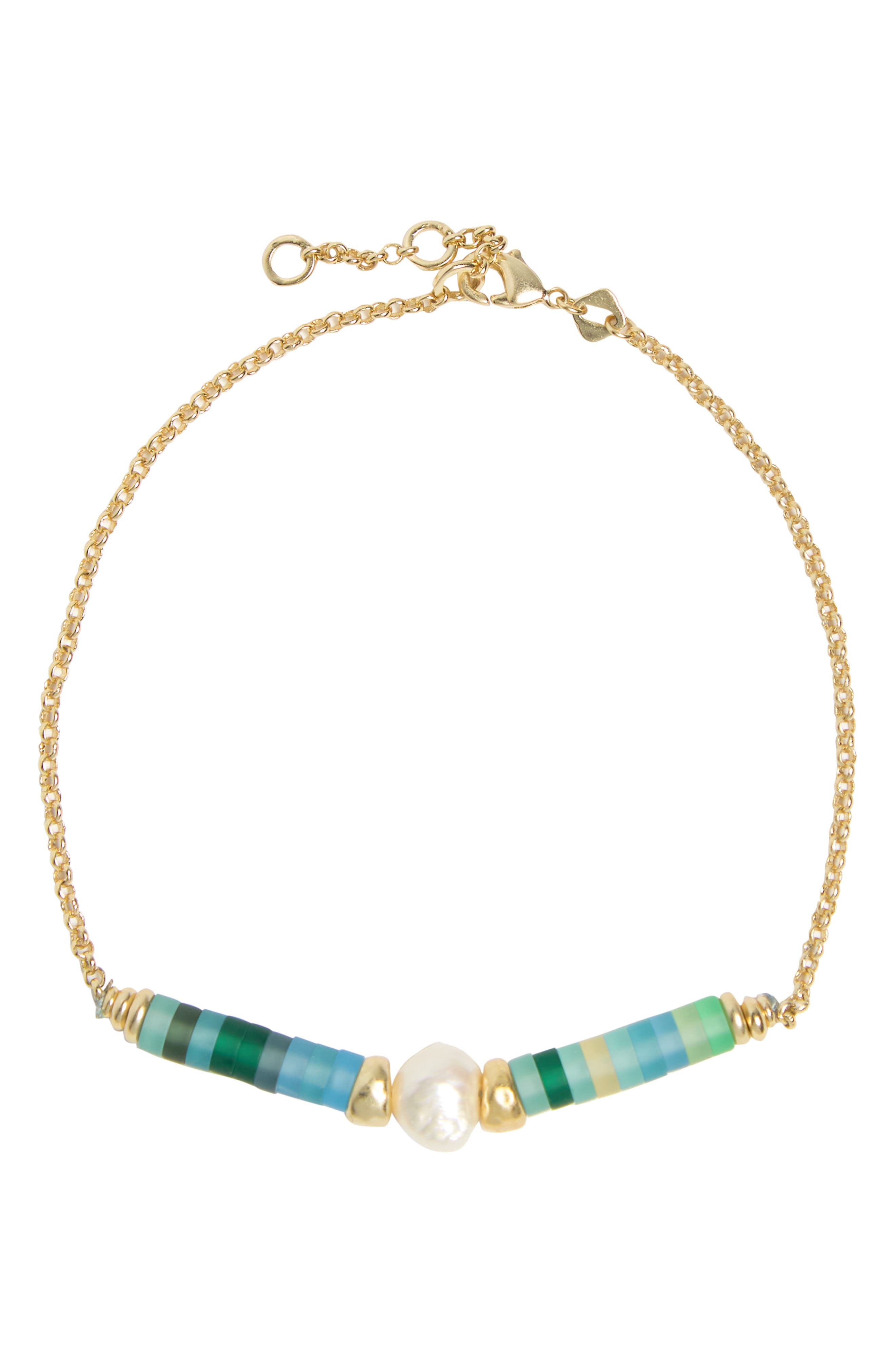 Kendra Scott Lila Pearl Beaded Anklet | Nordstromrack