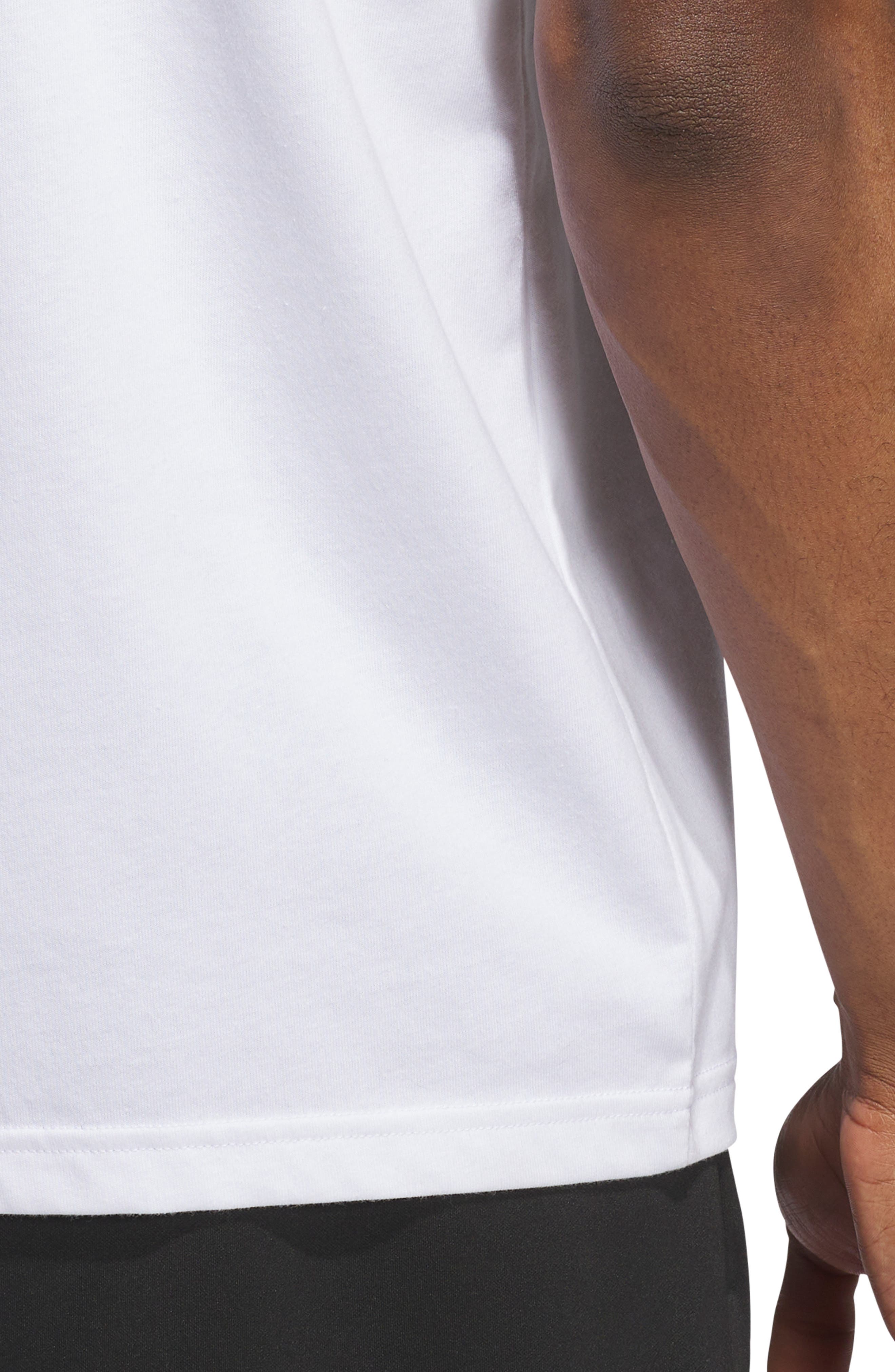 adidas Worldwide Hoops Cotton Blend Graphic Tee | Nordstromrack