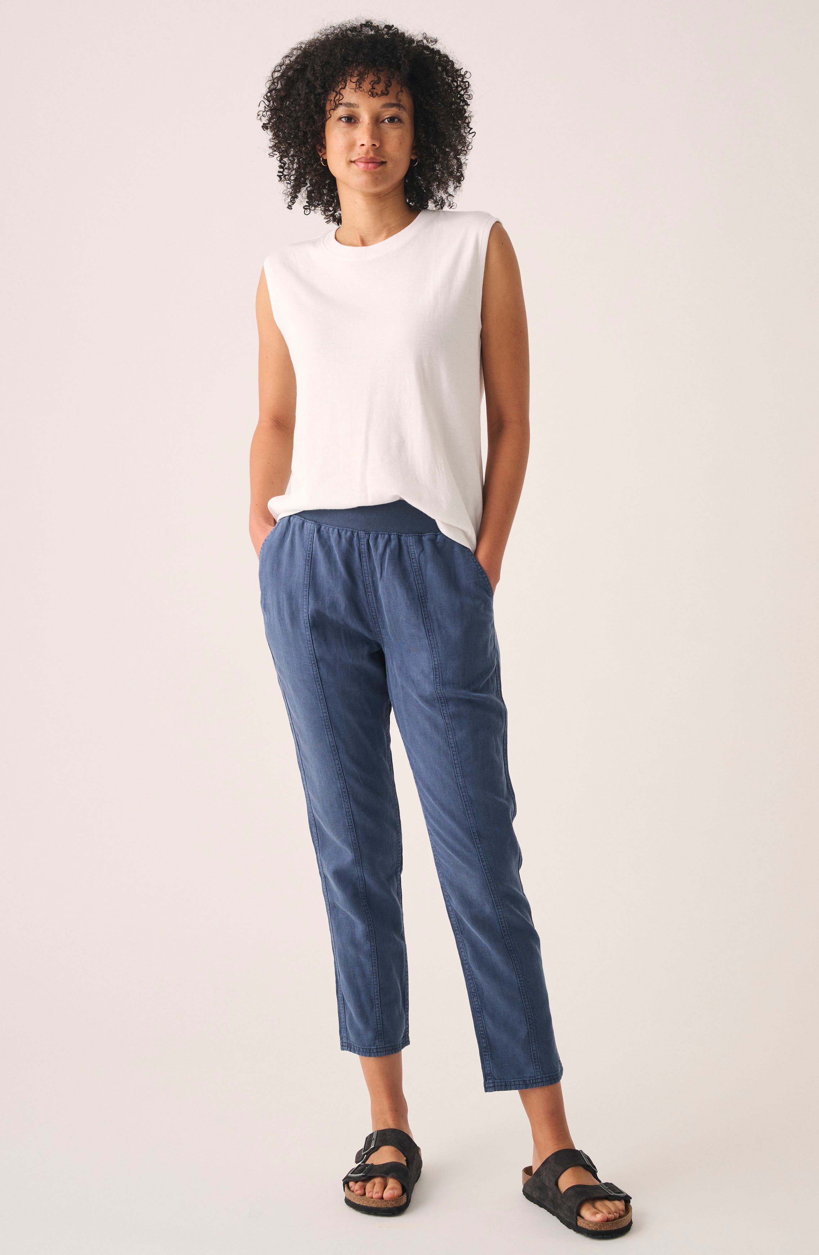 Faherty Arlie Pull-On Tapered Leg Pants | Nordstromrack