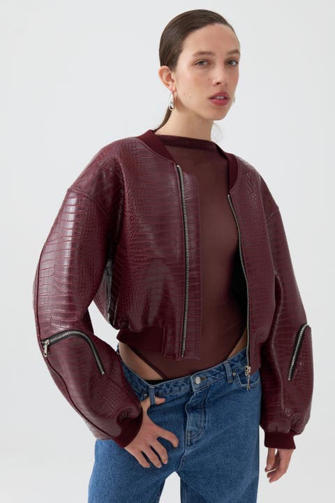 Women's Burgundy Coats & Jackets | Nordstrom