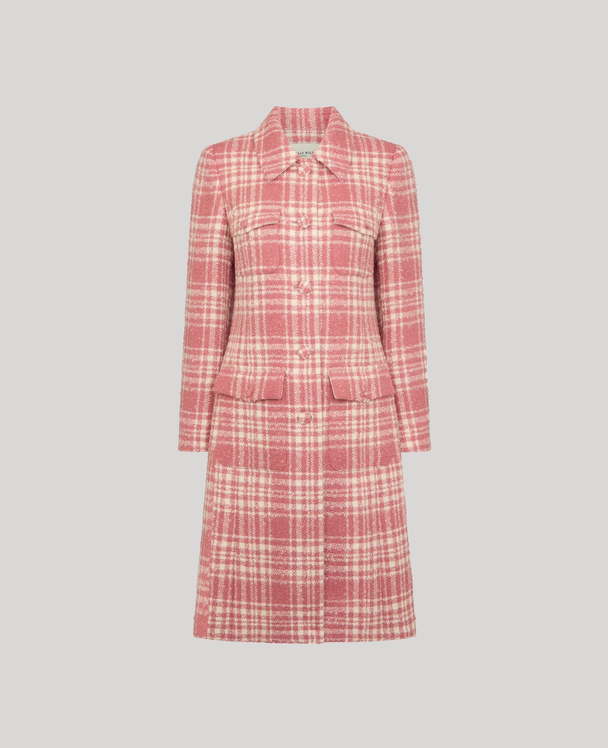 The Lady Check Wool Coat (Women) | Nordstrom