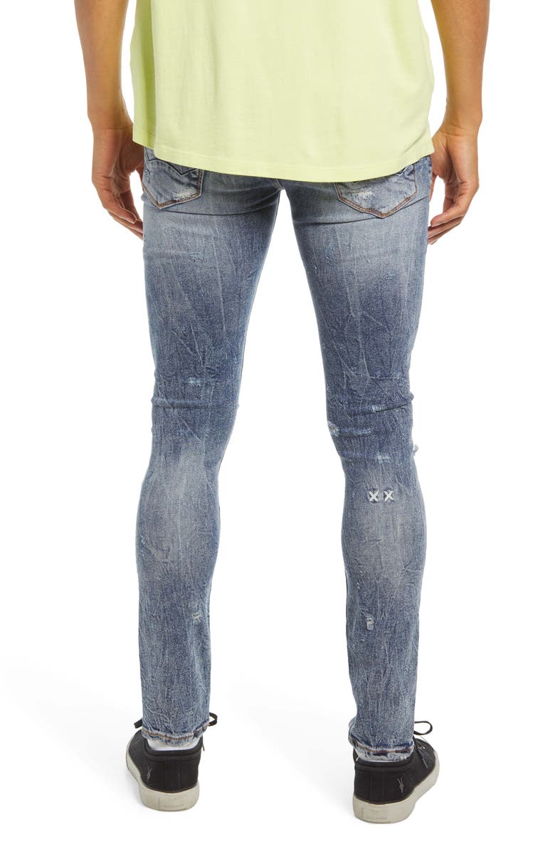 Cult of Individuality Punk Super Skinny Ripped Stretch Jeans ...