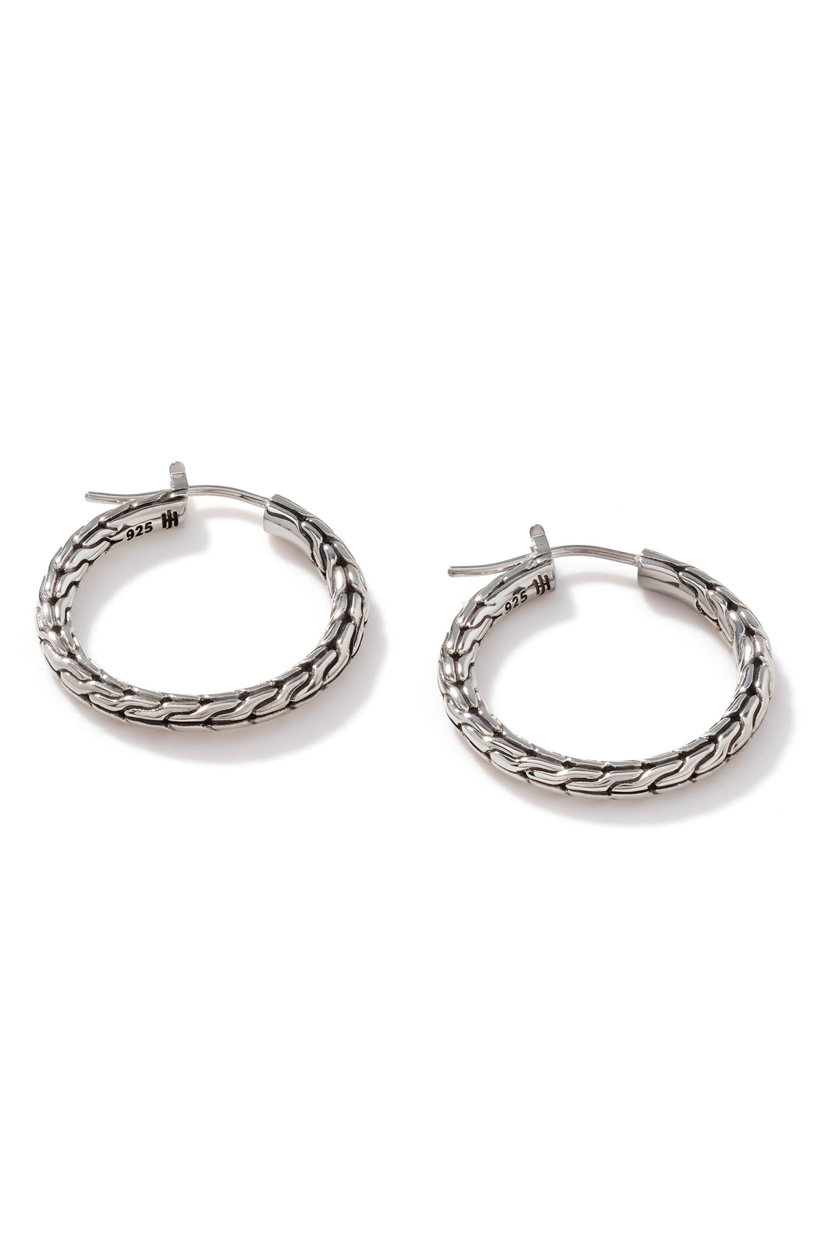 John Hardy Medium Classic Chain Hoop Earrings | Nordstromrack