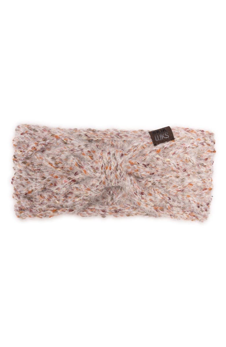 MUK LUKS Space Dye Cable Knit Headband | Nordstromrack