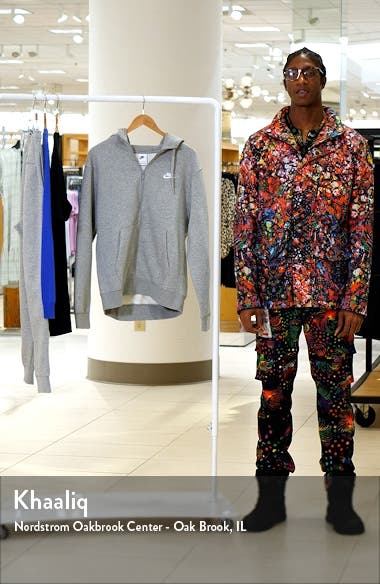 Nike Men's Club Zip-Up Logo Hoodie | Nordstromrack