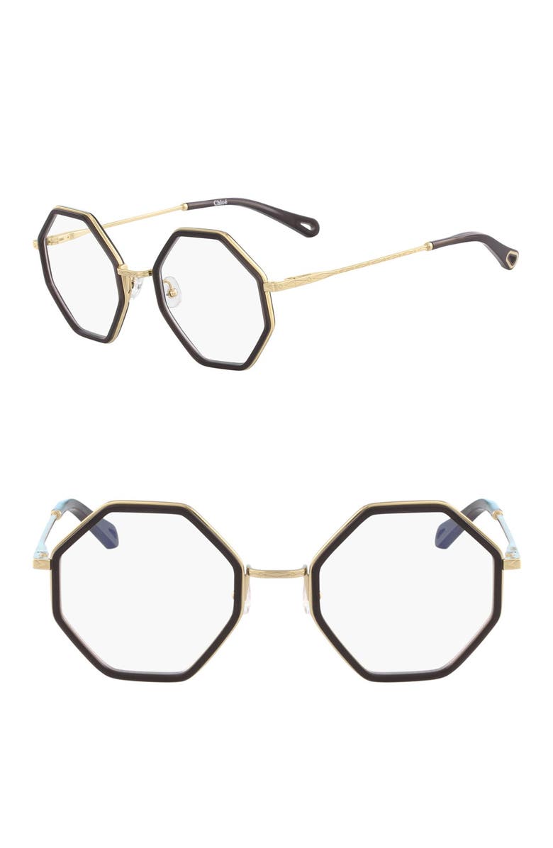Chloé 50mm Octagon Optical Frames | Nordstromrack