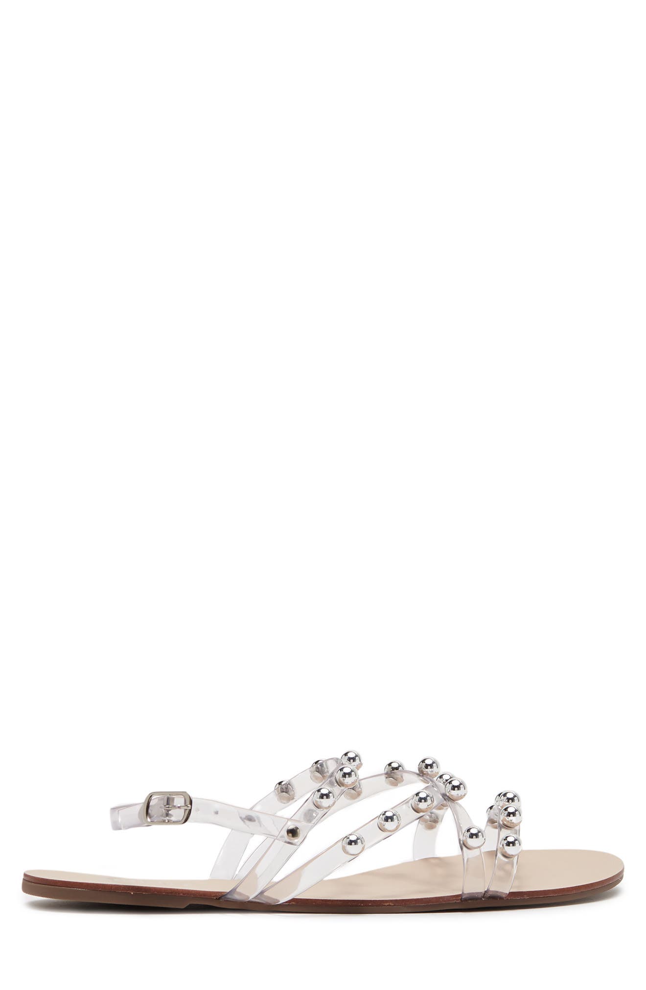 Lina Ball Studded Clear Strap Sandal (Women) | Nordstromrack